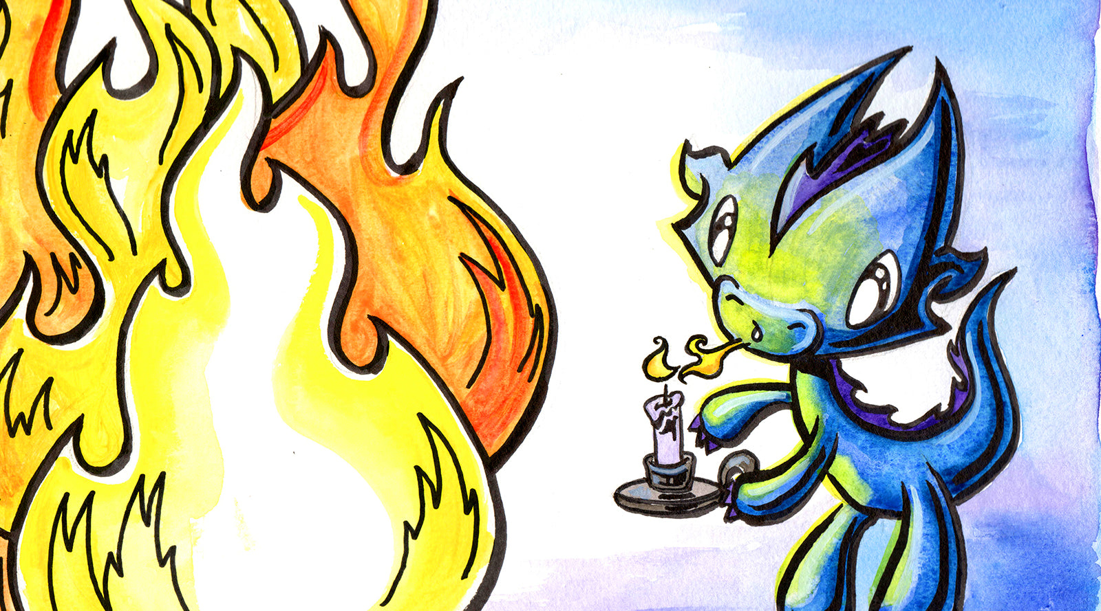 Meet Wisp the Dragon – Skoshie & Friends